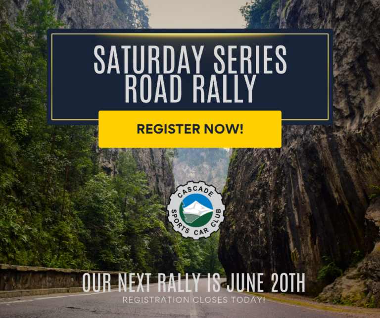 RALLY POPUP | Cascade Sports Car Club